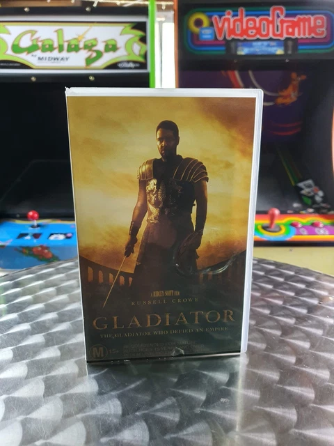 GLADIATOR - RUSSELL Crowe - VHS Movie - Video Tape - Big Box Ex Rental ...