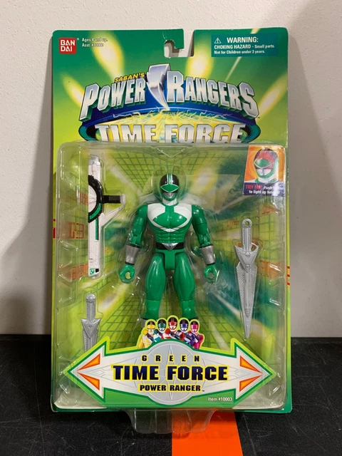 POWER RANGERS TIME Force Green Ranger Action Figure Bandai 2000 NEW ...
