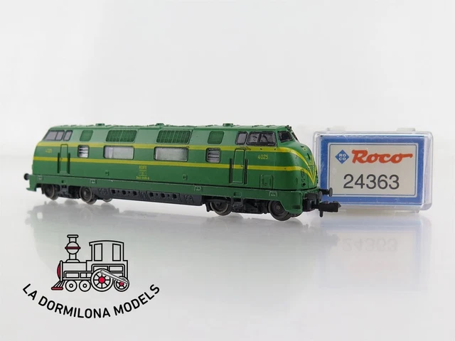 JGL49 - ESCALA N Digital Roco 24363 Locomotora Diesel 340 025-6 Renfe ...