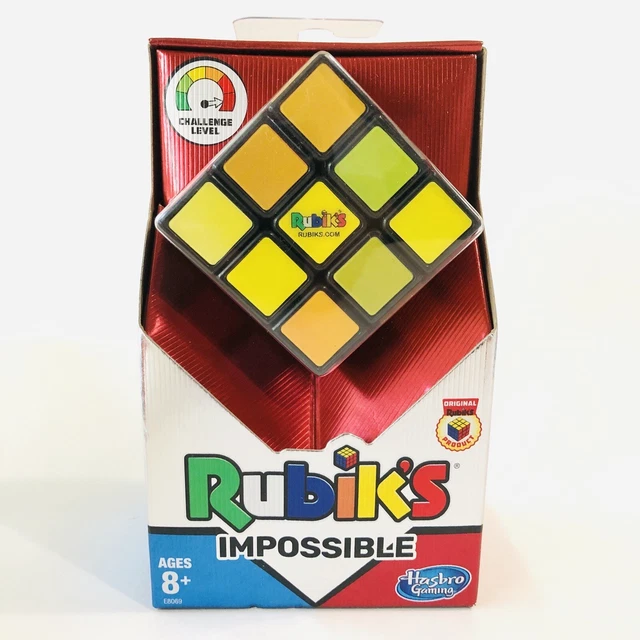 HASBRO GAMING RUBIK'S Cube Impossible Highly Challenging Irridesent ...