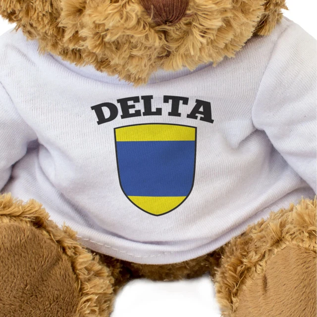 DELTA (ICS NAUTICAL SIGNAL) - Teddy Bear - Naval Maritime Flag Gift ...