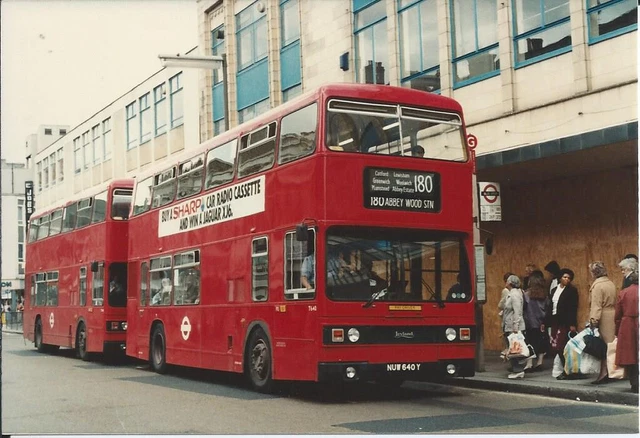 LONDON BUS PHOTO - T640 (PD) route 180 £0.50 - PicClick UK