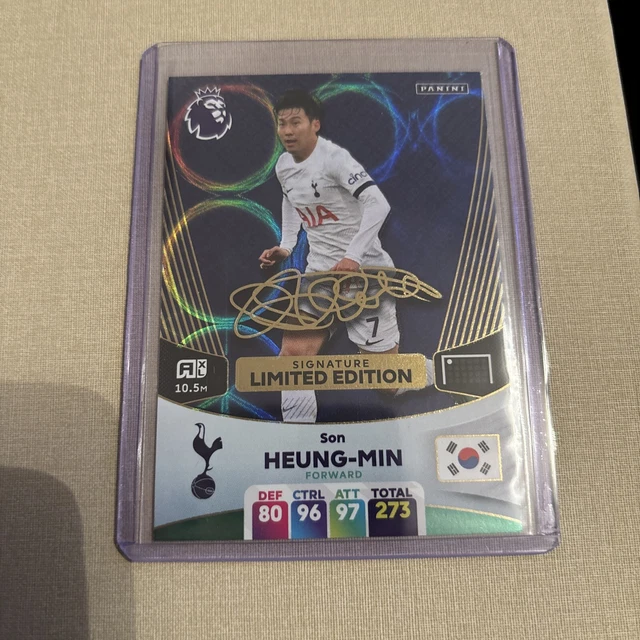 PANINI SIGNATURE LIMITED edition Son HEUNG-MIN 2024 £10.00 - PicClick UK