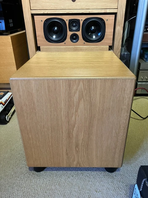 BK ELECTRONICS XXLS400-DF subwoofer, light oak, boxed, auto on ...