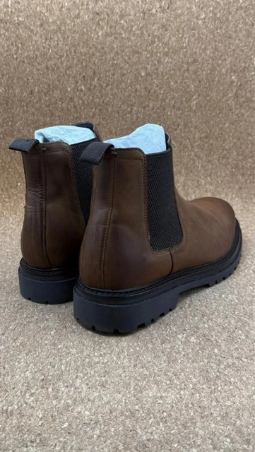 SCHUH DAX LEATHER Chelsea boots brown UK 9 £28.78 - PicClick UK