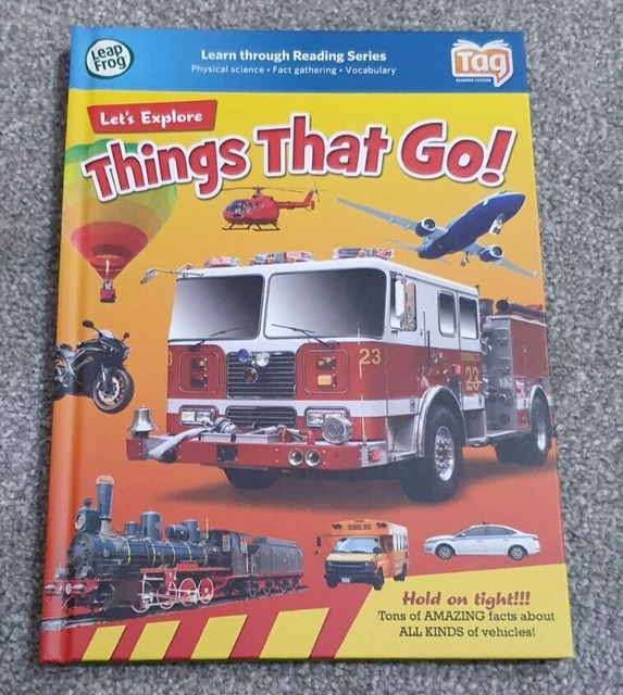 LEAP FROG TAG Lets Explore Things that Go! Vehicle H/Back Book ...
