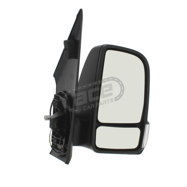 MANUAL SHORT ARM Wing Door Mirror Mercedes Sprinter 2018-2024 Black ...
