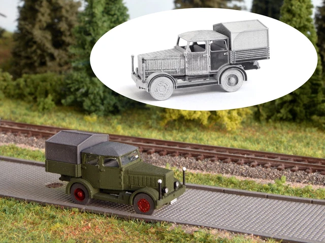 MU N-S00099 - LKW Hanomag SS100 für Asphaltkocher Ep.III - Spur N - NEU ...