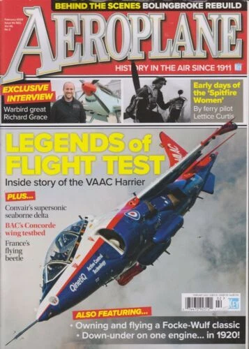 Aeroplane February 2020 Issue 562 Legends Of Flight Test Bolingbroke Magazine Eur 856