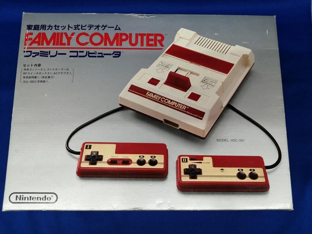 [GREAT] NINTENDO FAMICOM Console Box Family Computer FC HVC-001 Japan ...