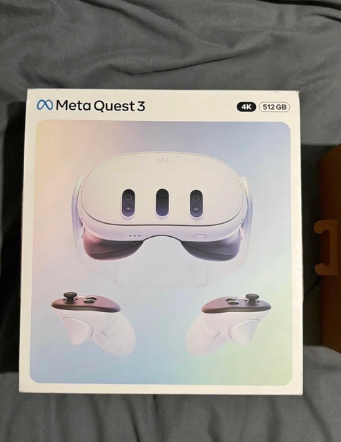 META QUEST 3 Virtual Reality Headset 512GB Storage, White £450.00 ...