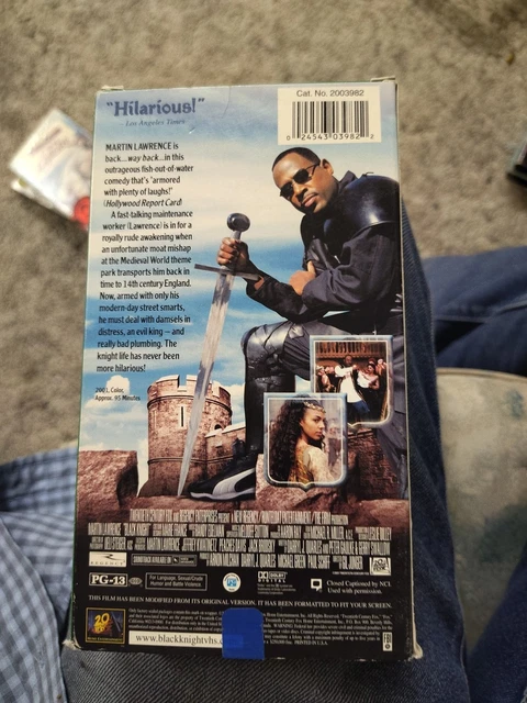 BLACK KNIGHT MARTIN Lawrence PG13 VHS £3.54 - PicClick UK