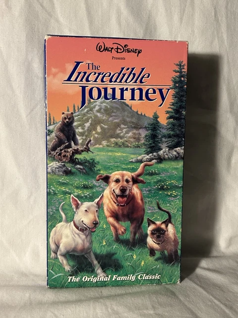 THE INCREDIBLE JOURNEY VHS (1994) Walt Disney Classic Family Adventure ...