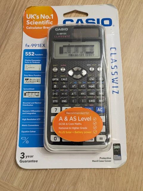 CASIO FX-991EX CLASSWIZ Advanced Engineering Scientific Calculator A ...