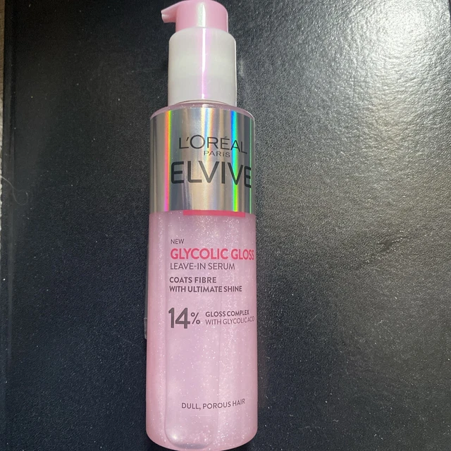 L’ORÉAL PARIS ELVIVE Glycolic Gloss Leave-In Serum for Dull Hair 150ml ...