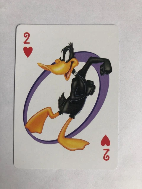*DAFFY DUCK* SWAP Playing Card Warner Bros Looney Tunes Kids Cartoon ...