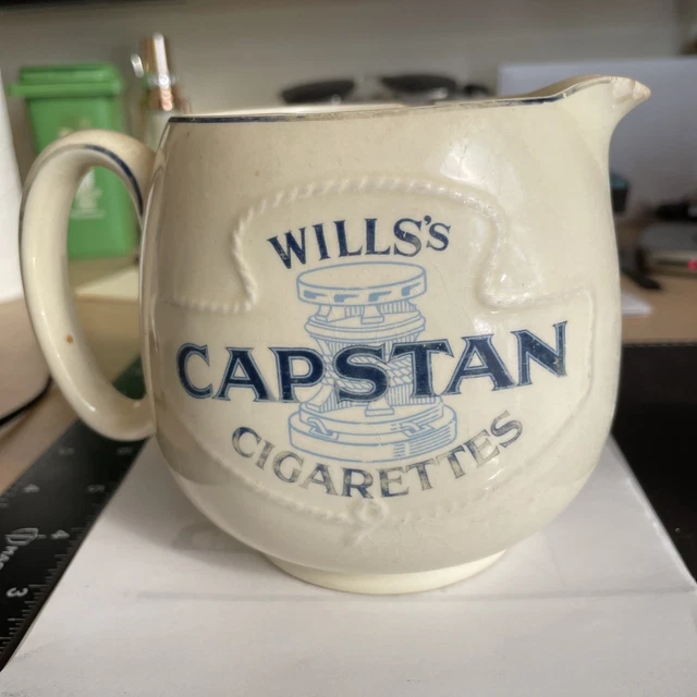 RARE VINTAGE WILLS Capstan Cigarettes Water Pitcher Pub Jug £8.00 ...