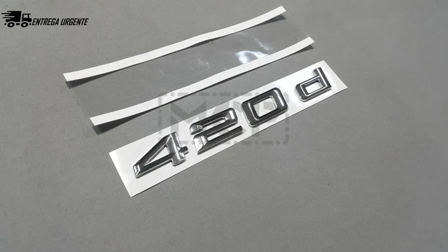 BMW 4-SERIES F32 F33 F36 420d Rear Door Badge Emblem CHROME £22.84 ...