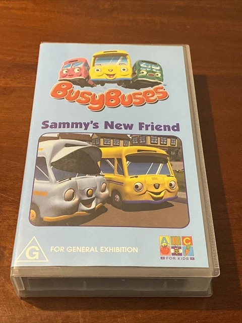 BUSY BUSES SAMMY’S New Friend VHS Tape Complete VGC ABC Kids Free ...
