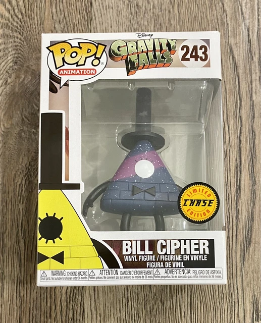 FUNKO POP! DISNEY - Gravity Falls: Bill Cipher #243 CHASE w/ Protector ...