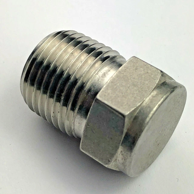 SWAGELOK CAJON SS-8-P 1/2" Male NPT Stainless Steel Pipe Plug. Pack of ...
