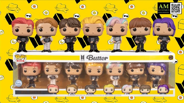 FUNKO POP - Rocks - BTS Butter - Box Of 7 - Vinyl Figure - New/Packaged ...