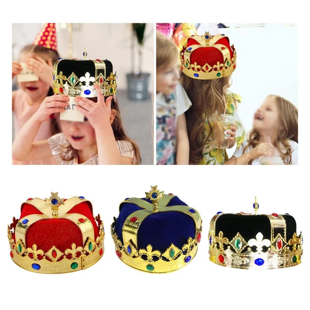 KING CROWN HAT Theme Party Prop Crown for Christmas Holiday £9.11 ...