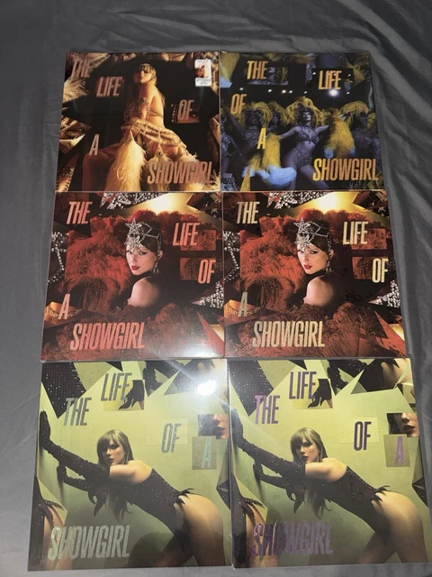 TAYLOR SWIFT THE Life Of A Showgirl Vinyl Bundle Target Shiny Bug ...
