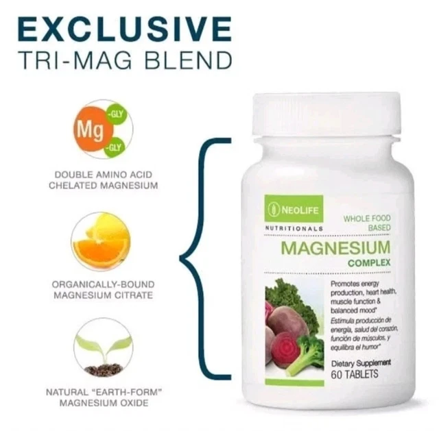 NEOLIFE MAGNESIUM COMPLEX food supplement £24.86 - PicClick UK