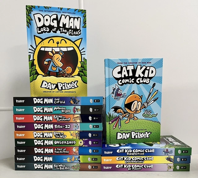 DOG MAN AND Cat Kid Collection 14 Book Set No Box BRAND NEW £100.58 ...