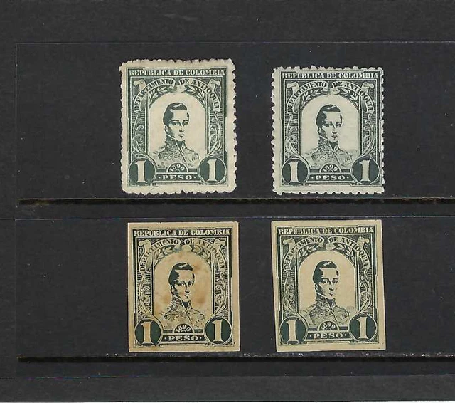 'STATE ANTIOQUIA'.- GENERAL JOSE MARIA CORDOBA.- Perf.- Imperf ...