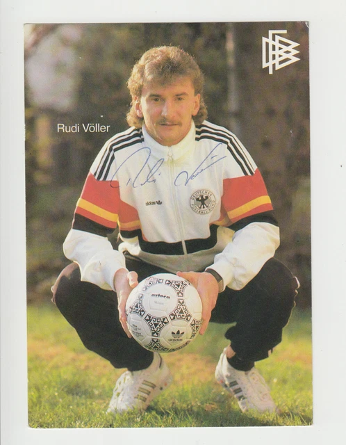 RUDI VÖLLER*DFB 1986*1860 München*Leverkusen*Bremen*AS Rom*DFB*WM 1990 ...