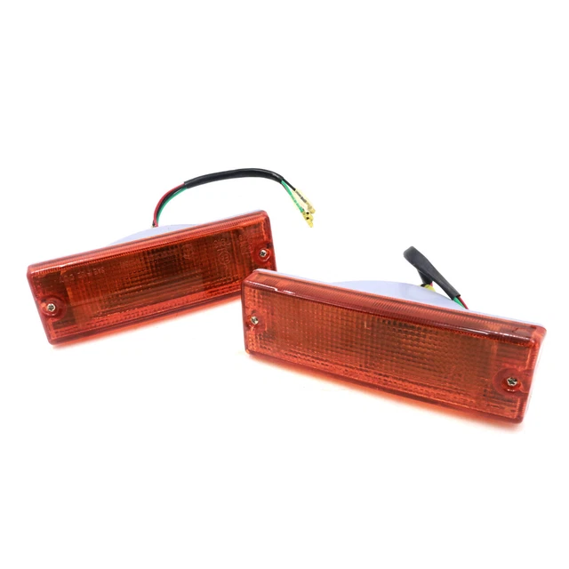 AMBER BUMPER INDICATOR Lights Pair For Isuzu TF TFR Holden Rodeo ...