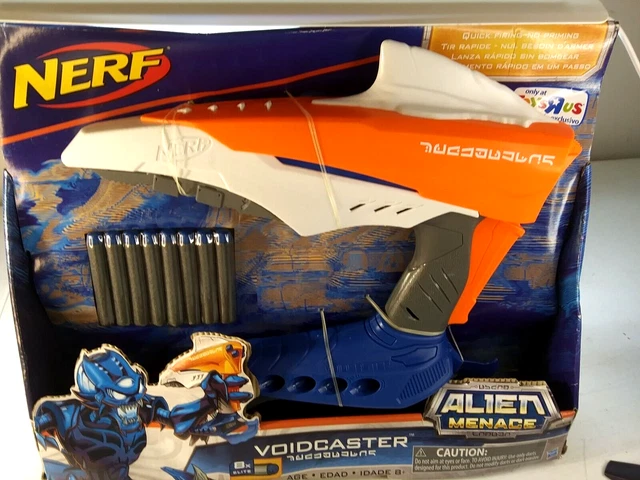 RARE NERF ALIEN Menace Voidcaster Blaster-Shoots Foam Darts-Toys R Us ...
