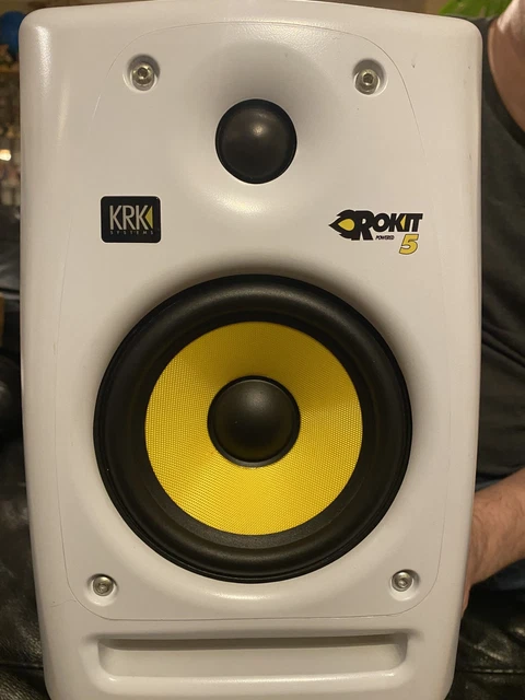 KRK ROKIT 5 studio RPG2 monitor speaker With Mains Cable White Spares ...