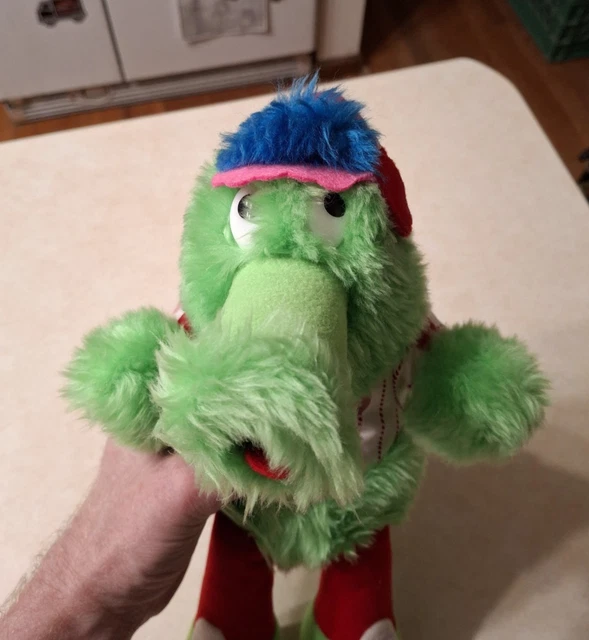 VINTAGE PHILLIE PHANATIC 13" Doll Mascot Plush 1980s 1986 Philadelphia ...