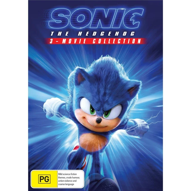 SONIC THE HEDGEHOG: 3-Film Collection DVD | Jim Carrey, James Marsden ...