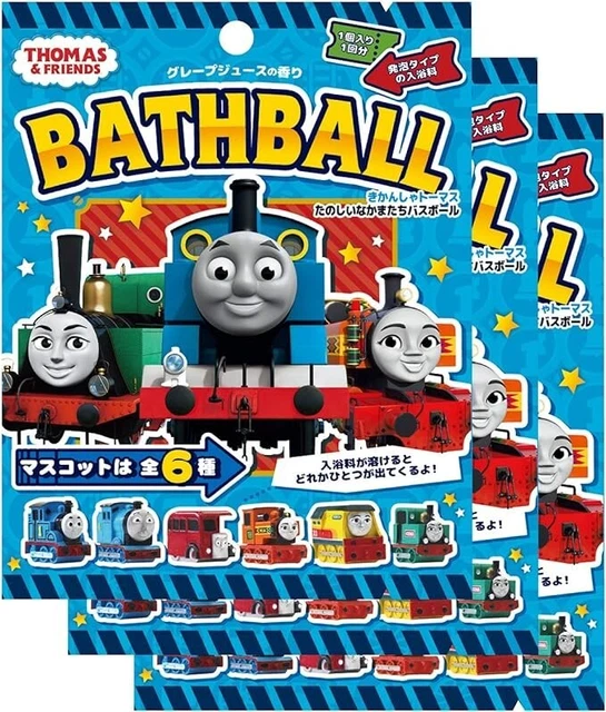 THOMAS THE TANK Engine Bath Ball Fun Friends Set of 3 with Mascot ...