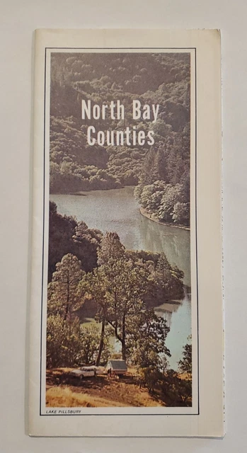 1978 NORTH BAY Counties California AAA Road Map £9.83 - PicClick UK