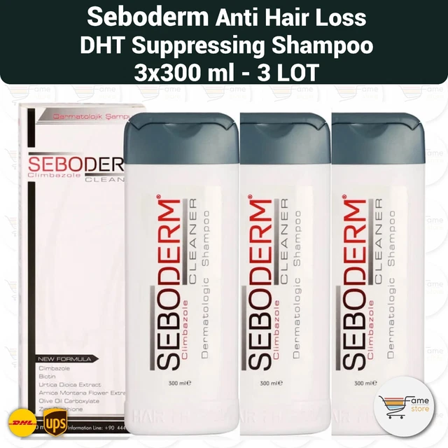 SEBODERM ANTI-DANDRUFF & Seborrheic Shampoo (Anti Hair Loss Effective ...