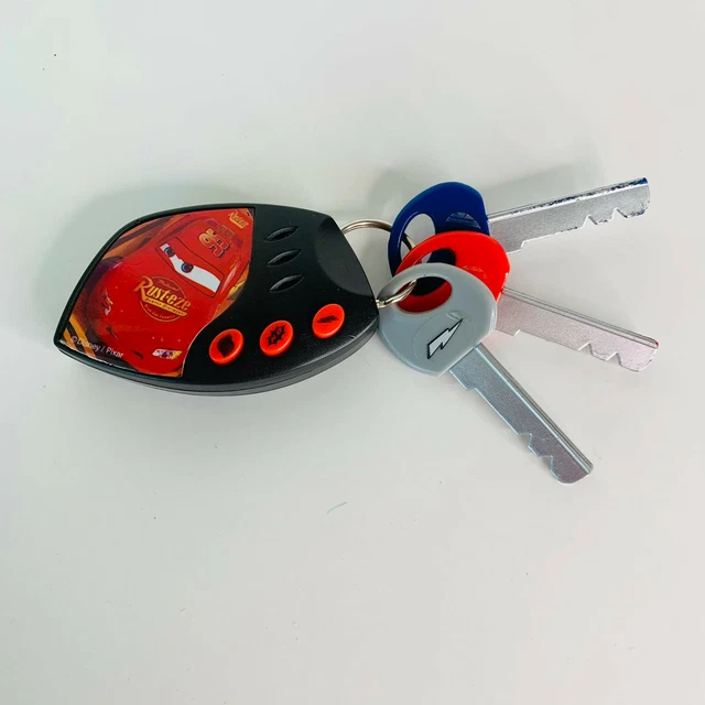 DISNEY PIXAR CARS Racing Series Car Alarm Key Set Buttons Sounds-Works ...