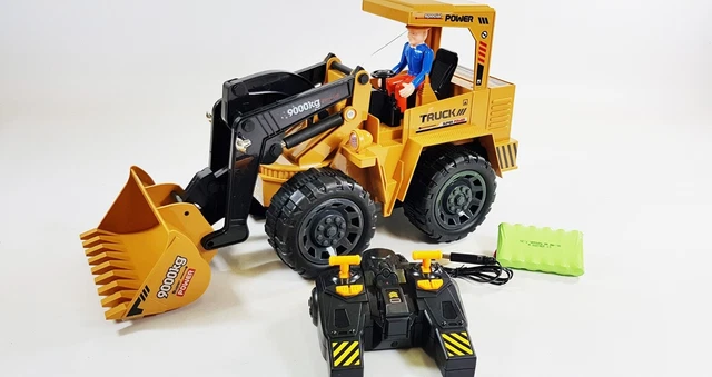 JCB RC TRUCK Bucket Loader Vehicle Tractor Remote Control Excavator ...