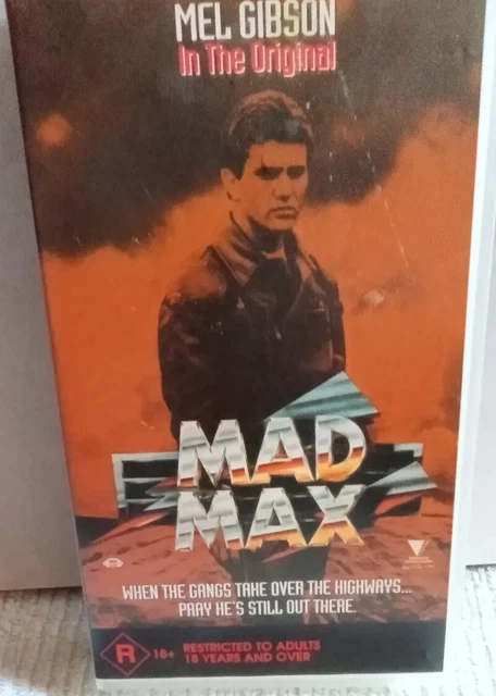 MAD MAX THE Original Movie VHS Video Mel Gibson 1979 Rated R Excellent ...