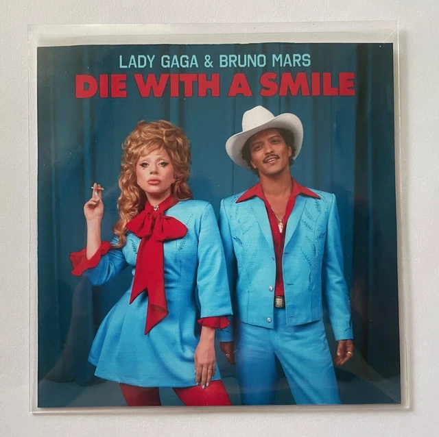 LADY GAGA & Bruno Mars - Die With A Smile | Promo Cd 5 Tracks £12.08 - PicClick UK