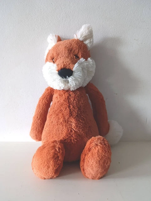 JELLYCAT BASHFUL FOX Cub Medium Renard Peluche Doudou Soft Animal 30 cm ...