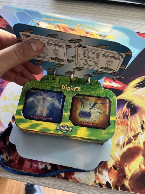DIGIMON COLLECTORS ALBUM Digi-fx 3D Lenticular Tazo Cards Near Complete ...