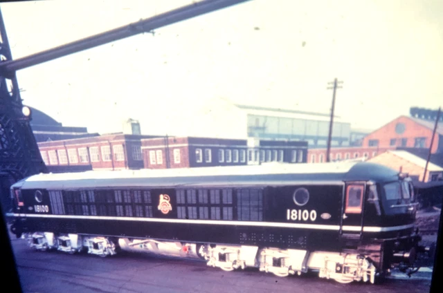 35MM SLIDE BY Colour Rail DE 1452 Southern Gas Turbine Prototype Loco ...