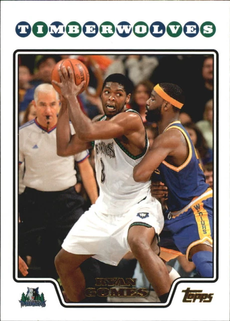 2008-09 TOPPS FEUILLE d'or Minnesota Timberwolves carte basket-ball ...