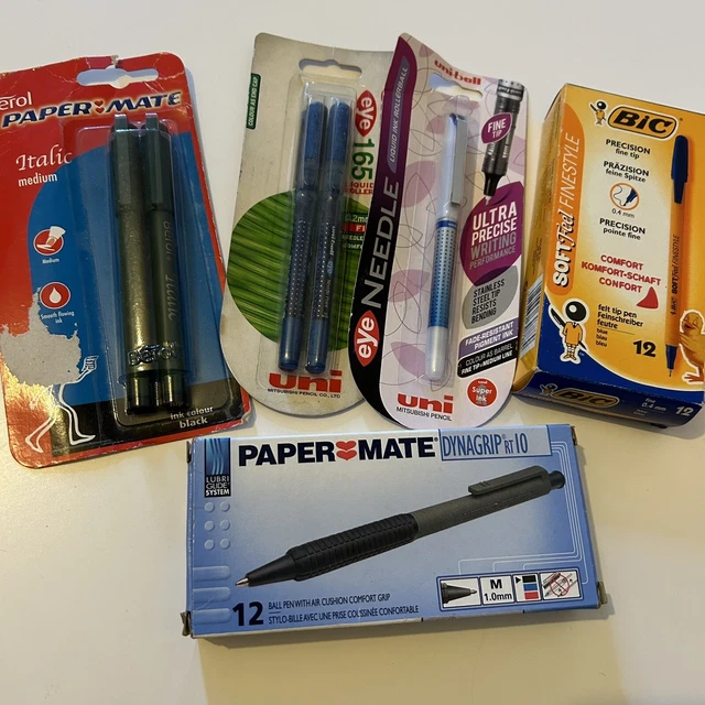 LOT OF PENS Bic Papermate Uni £14.99 - PicClick UK