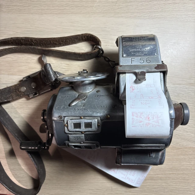 TIM TICKET MACHINE Vintage Tram Bus Conductor Clippy Glasgow ...